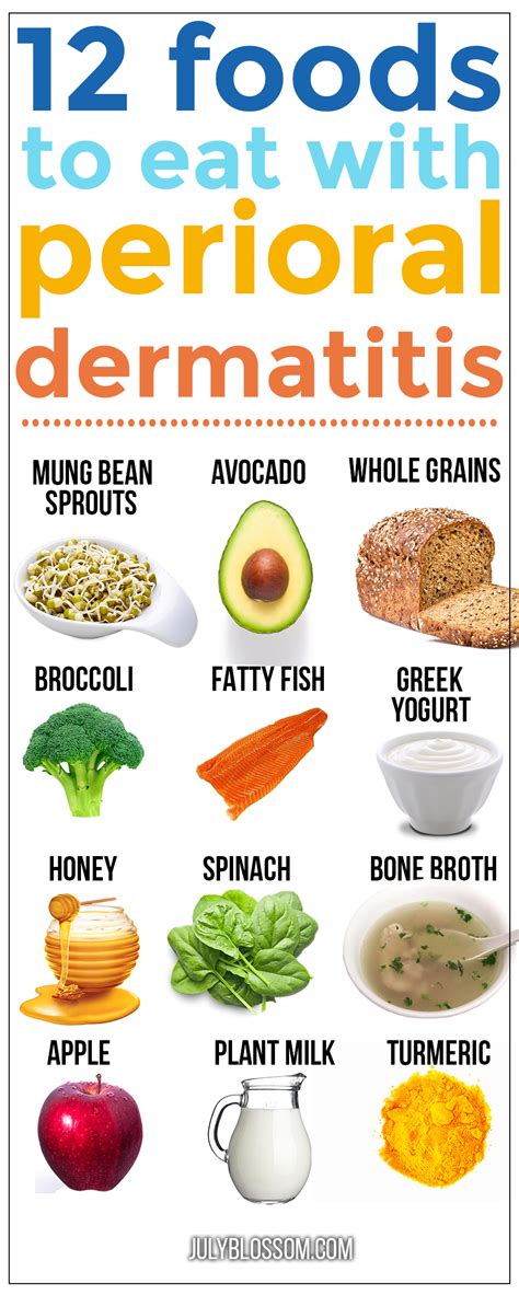 12 Foods To Eat With Perioral Dermatitis ♡ July Blossom