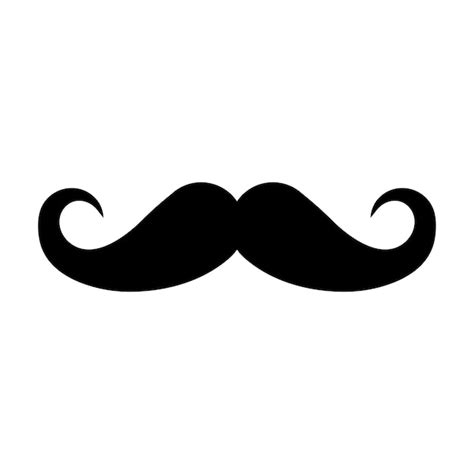 Premium Vector Mustache Vector Iconillustration Template Design