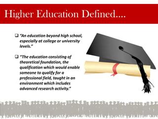 Higher Education Pptx