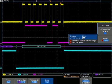 serial triggering and analysis application modules tektronix