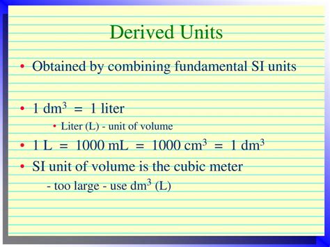 What Unit Is Dm3 At Emil Bentley Blog