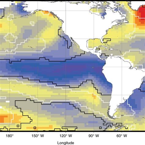 Pacific Sea Surface Temperature Sst Anomalies Associated With Masting