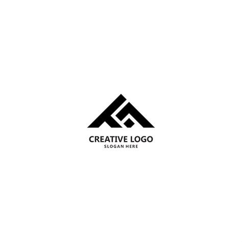 Premium Vector Monogram Logo Abstract Initial