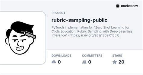 Rubric Sampling Public Ecosystem Directory Market Dev