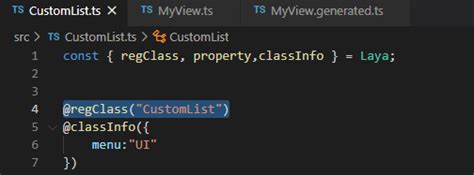 laya3的自定义注册类型regClass xxx 无效 layabox问答社区 HTML5引擎社区 LayaAir开发者社区
