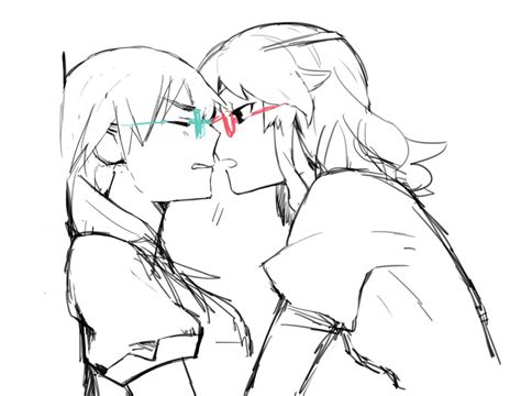 Kanbaru Suruga And Numachi Rouka Monogatari And 1 More Drawn By Je8