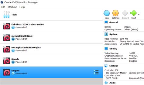 installing knoppix on virtual box geeksforgeeks