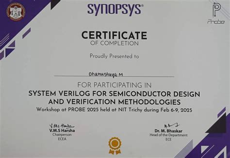 Learning Semiconductor Vlsi Systemverilog Postsilicon Probe2025 Dhanushuya M