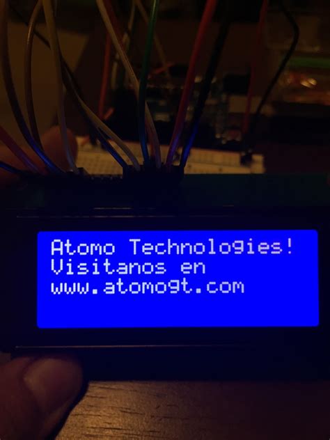 Uso De Pantallas LCD Con Arduino Atomo Technologies