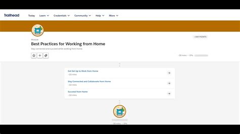 Best Practices For Working From Home Trailhead Answer Trailheadbadges Youtube