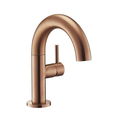 JTP Vos Brushed Black Single Lever Wall Mounted Basin Mixer With 250mm