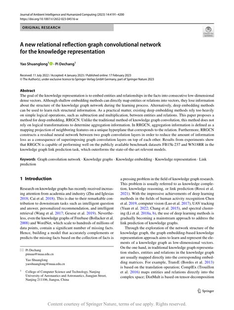 A New Relational Reflection Graph Convolutional Network For The Knowledge Representation