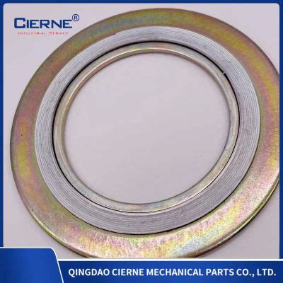Stainless Steel Spiral Wound Muffler Gasket For Factory Sold Generator Exhaust Pipe Muffler