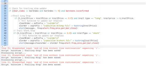 Pine Script Why Do I Keep Getting A Error Pinscript Coding Error Stack Overflow