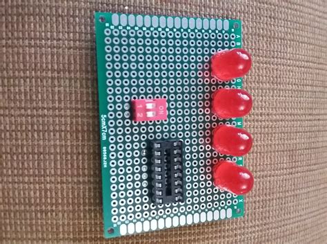 4 bits binary counter up down 11 steps instructables