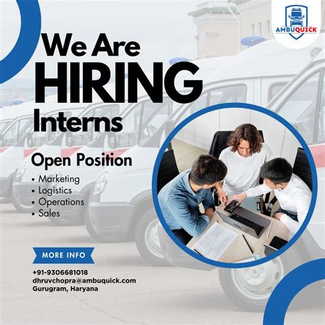Dhruv Chopra on LinkedIn: #ambuquick #startup #internshipopportunity