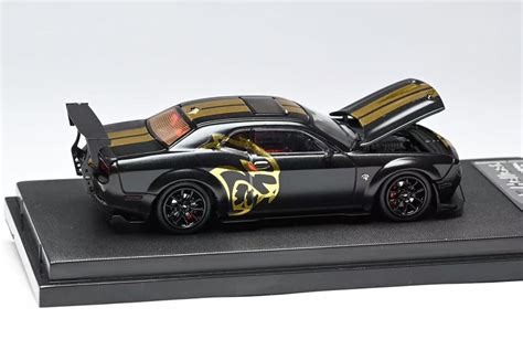 [preorder] Stance Hunters 1 64 Challenger Srt Hellcat Matt Black Midni Horizon Diecast