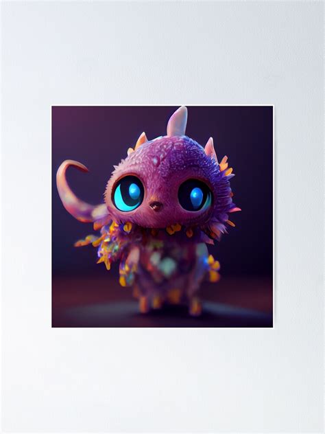 Cute Dragon Hatchling Poster For Sale By Mastropoints Redbubble
