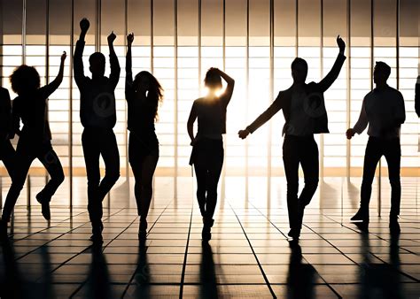 Happy Dance Silhouette