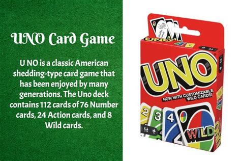 The Uno Wild Card Rules Wild 2 4 Blank Learning Board Games