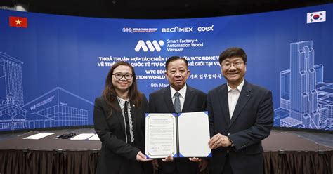 이동기 코엑스 사장 오토메이션월드 베트남 개최 위한 업무협약mou 체결