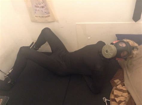 Pupdonnie In A Morphsuit With Legs Spread Porn Photo Pics