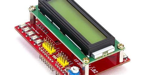 user interface shield with lcd 16x2 rhydolabz