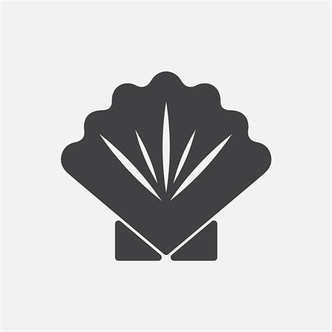 가리비 껍질 스케치 스타일 현실적인 벡터 Ai Eps Uidownload