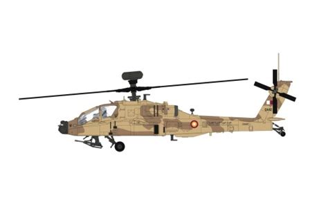 Qatar Emiri Air Force Ah 64e Apache Guardian 2022 Hobby Master Hh1217