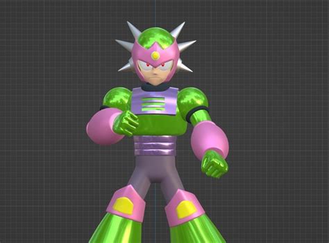 Mercury Mega Man V 3d 3d Model Rigged Cgtrader