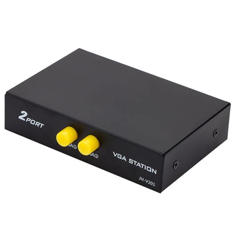 包邮 Vga 2进1出电脑电视显示器两口切换器二进一出2口切换器虎窝淘