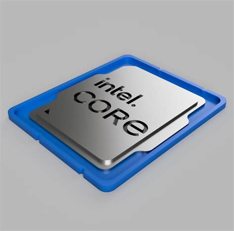 Stl File Intel Cpu Style Coaster・template To Download And 3d Print・cults