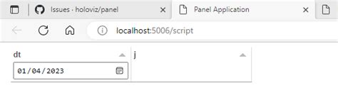 Tabulator Date Type Headerfilter Not Working · Issue 4543 · Holoviz