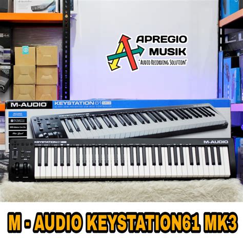 Jual M Audio Maudio Keystation 61 Mk3 Usb Midi Keyboard Controller Shopee Indonesia