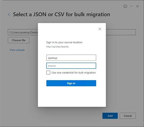 spmt migration tasks csv formatting and minimum required permissions