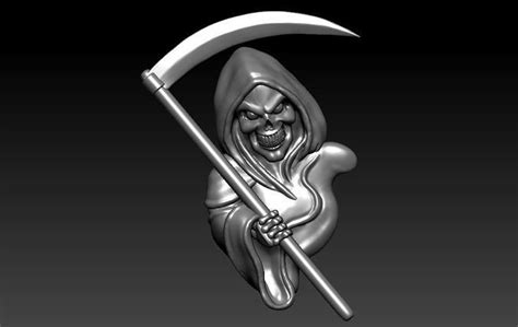 reaper pendant 3d model 3d printable cgtrader