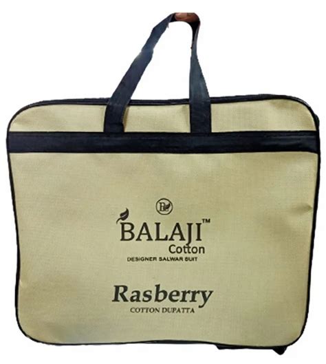 Laminated Non Woven Zipper Loop Handle Garment Packaging Bag Capacity