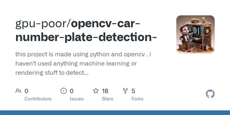 Opencv Car Number Plate Detection Readmemd At Master · Gpu Poor