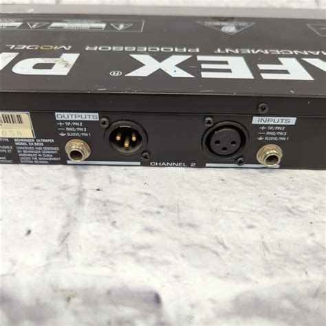 Behringer Ex3200 Ultrafex Pro Rack Multi Effects Evolution Music