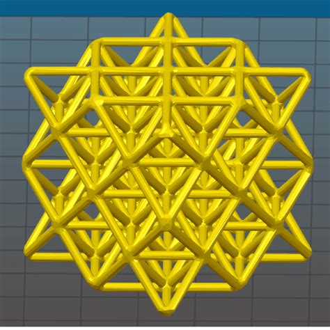 Download Stl File 64 Tetrahedron Grid • Object To 3d Print ・ Cults