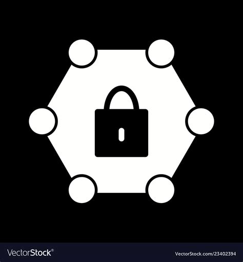 Protected Network Icon Royalty Free Vector Image