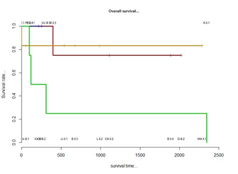 Add Text Labels To Survival Plot Kaplan Meier In R Stack Overflow
