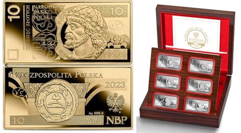 zł POLSKIE BANKNOTY OBIEGOWE Au Zestaw srebrny oficjalne archiwum Allegro