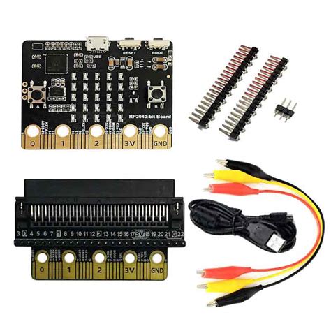 树莓派pico Rp2040 Bit主板python编程开发板兼容bbc Microbit外形