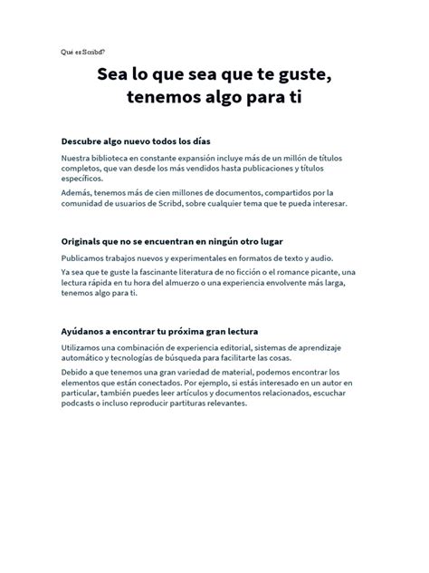 Qué Es Scribd Pdf