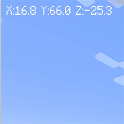 Simple Coordinate Minecraft Mod