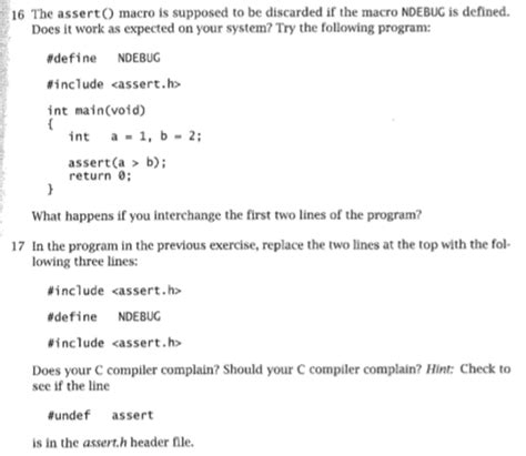 Solved A Program That Contains Macros With Arguments Can Be