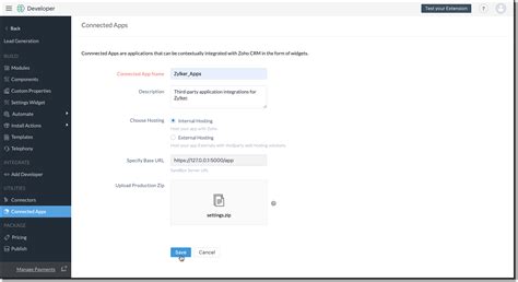 Kaizen 175 Leverage Settings Widget For Zoho Crm Extensions