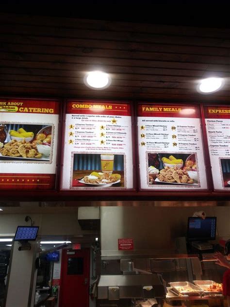 Menu At Chicken Express Restaurant Tulsa