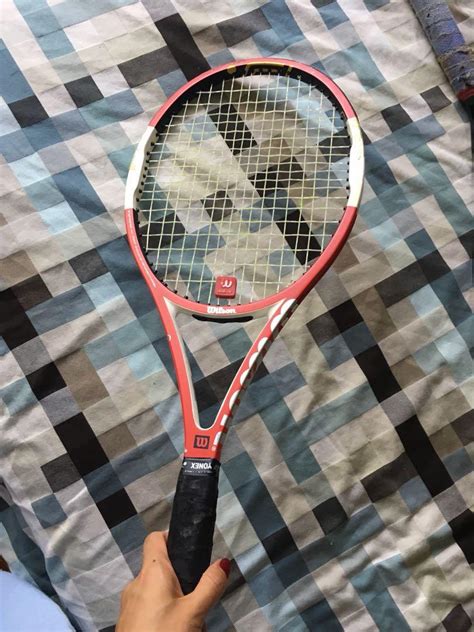 Wilson Ncode Six One Tour 90 Tennis Racket Sports Equipment Sports